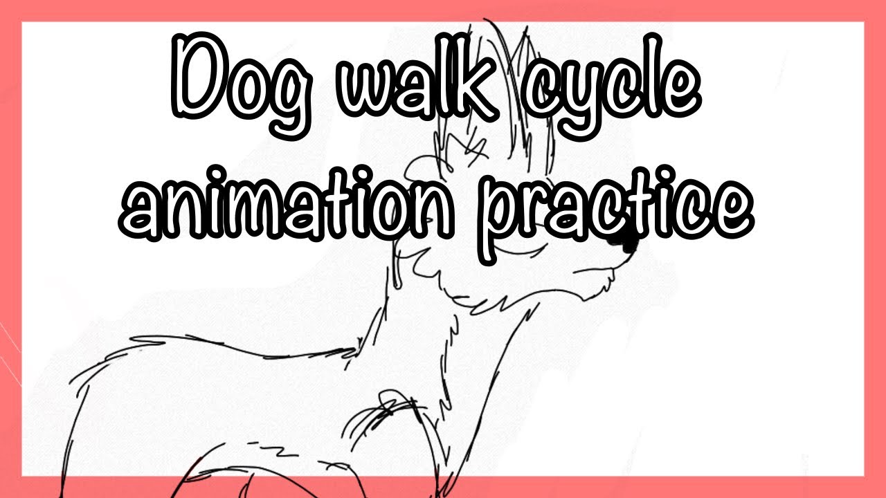 Dog Walk Cycle Animation - YouTube