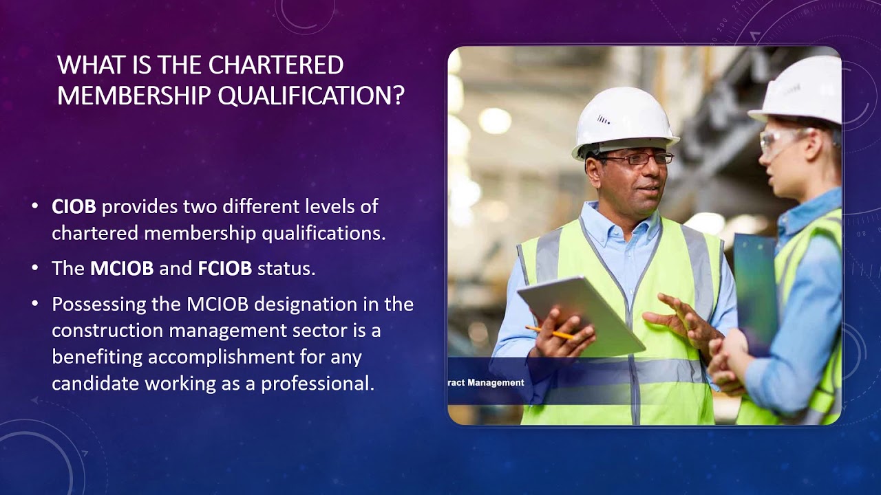 CIOB Professional Review Example pdf - YouTube
