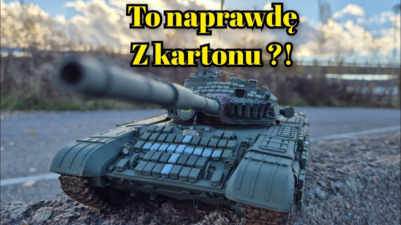 #15 T-72 paper model - YouTube