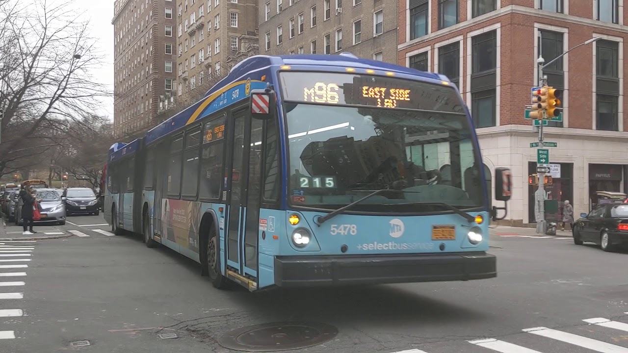 Rare: East Side bound 2017 LFSA on M96 at E 96 St and Madison Av - YouTube