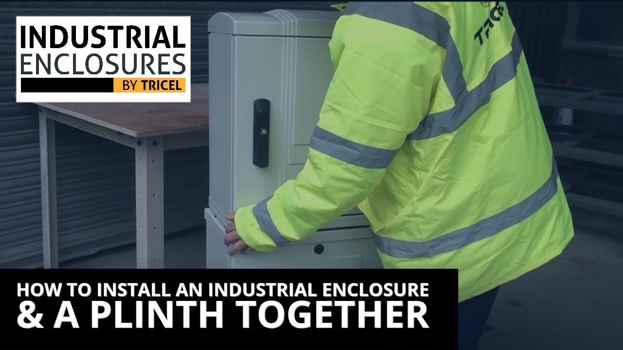 How to Install an Enclosure and a Plinth together - Industrial ...