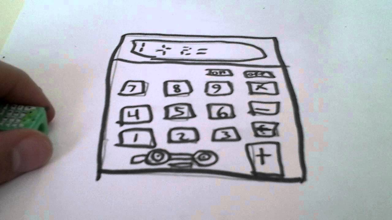How to draw Kelly Calculator Shopkin - YouTube