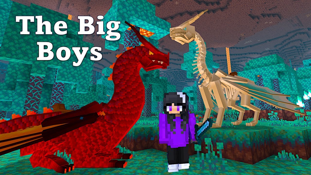 Dragons! Biomes: Taming Dangerous NETHER DRAGONS - YouTube