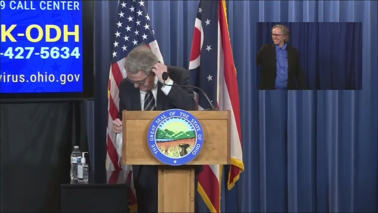State of Ohio Governor DeWine coronavirus reopening Ohio full press ...