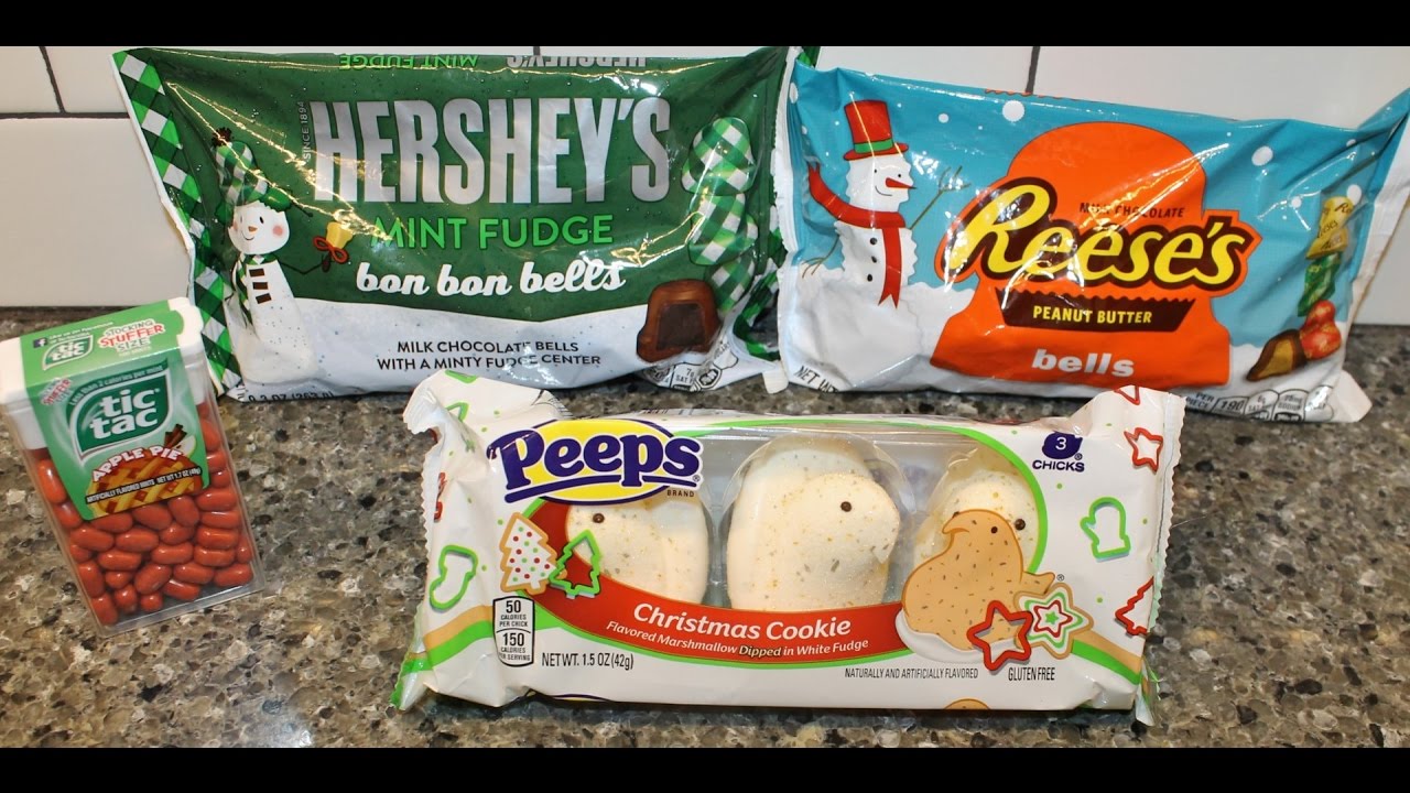 Hershey’s Mint Fudge Bon Bon Bells, Tic Tac Apple Pie, Reese’s PB Bells ...