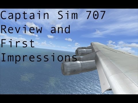 FSX - Captain Sim 707 Review and First Impressions - YouTube