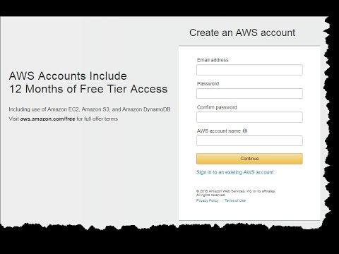 How to Create a AWS account. - YouTube