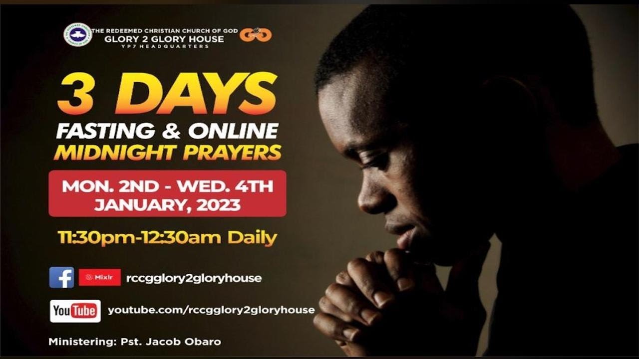 Day 2 of 3 Days Fasting & Online Midnight Prayers - YouTube