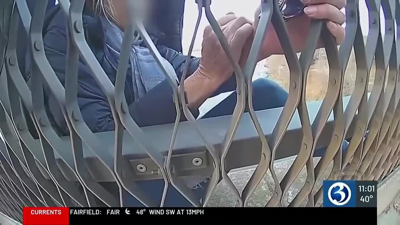 State police rescue woman from Baldwin Bridge - YouTube