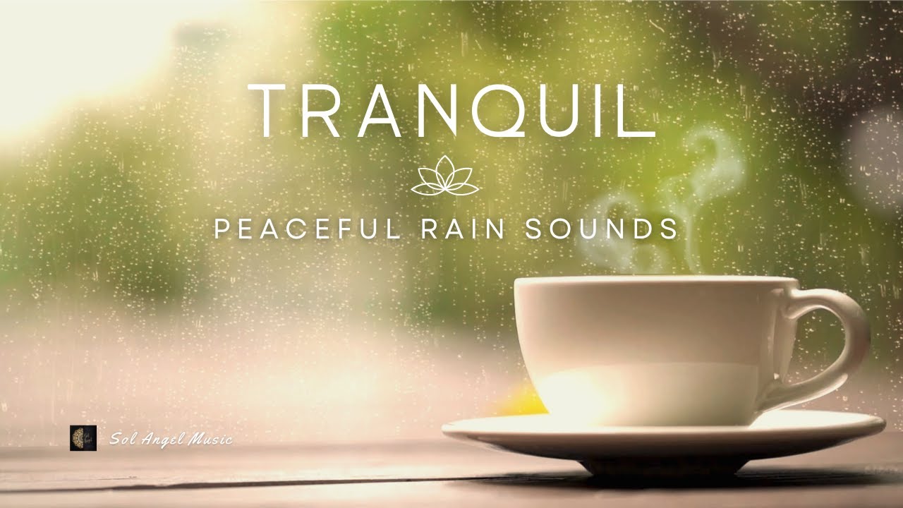 PEACEFUL RELAXING Calming Sounds: GREEN NOISE - Morning Rain on my ...