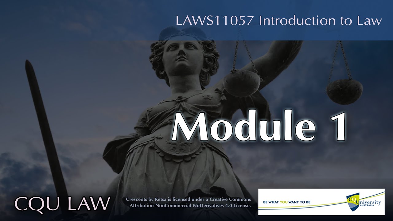Introduction to Law Module 1 - YouTube