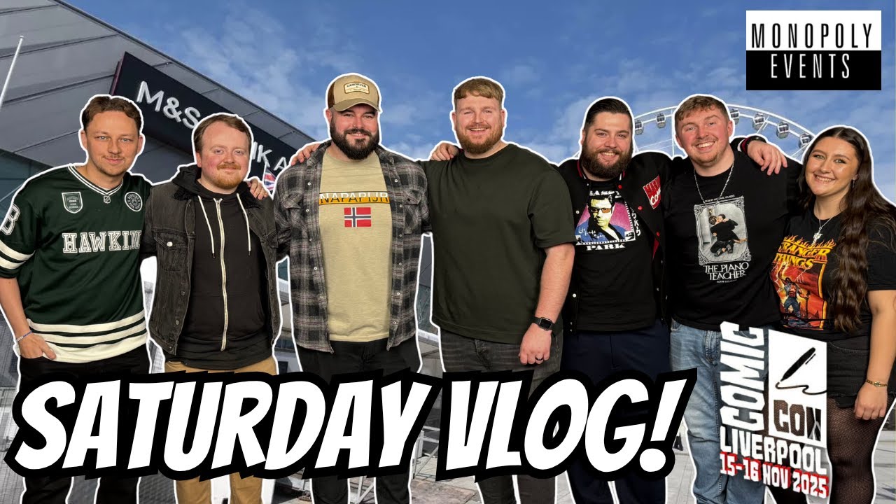 Comic Con LIVERPOOL 2025 Vlog | Saturday 15th November - YouTube