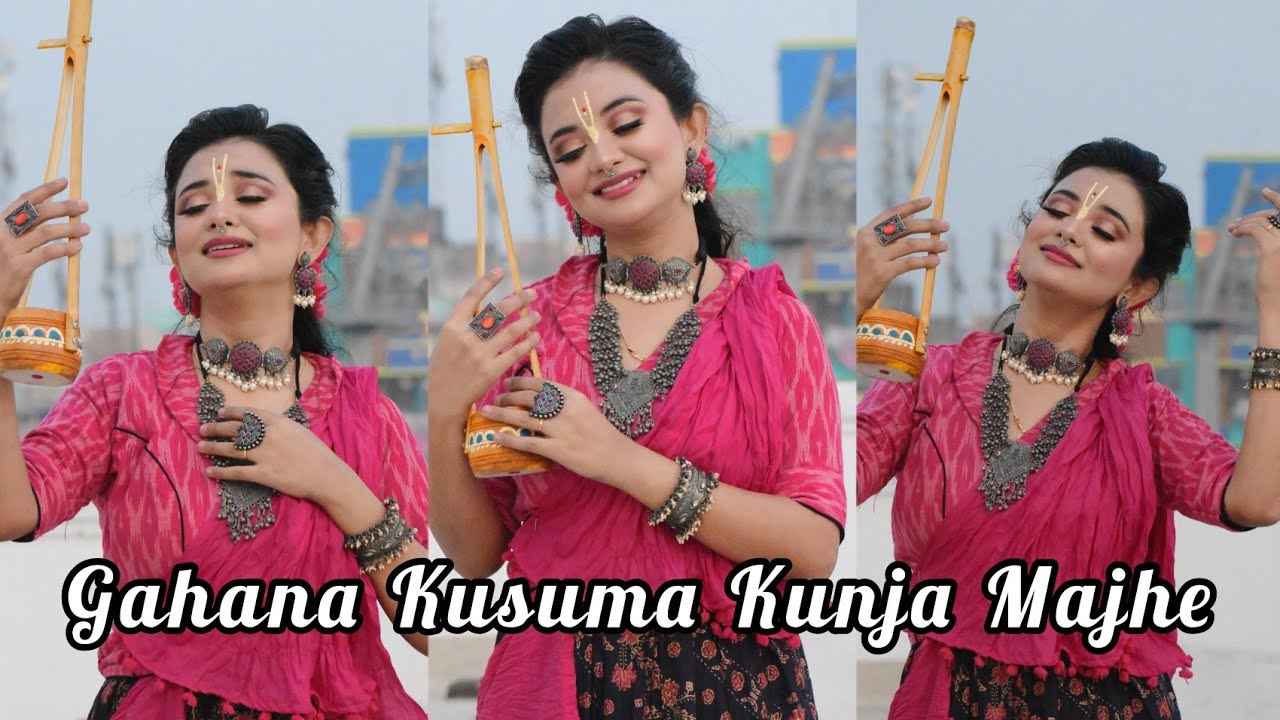 Gahana Kusuma Kunja Majhe - Dance Cover By BIDIPTA SHARMA | Rabindra ...