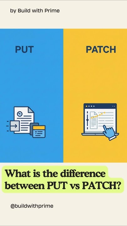 What is the difference between PUT vs PATCH? - YouTube