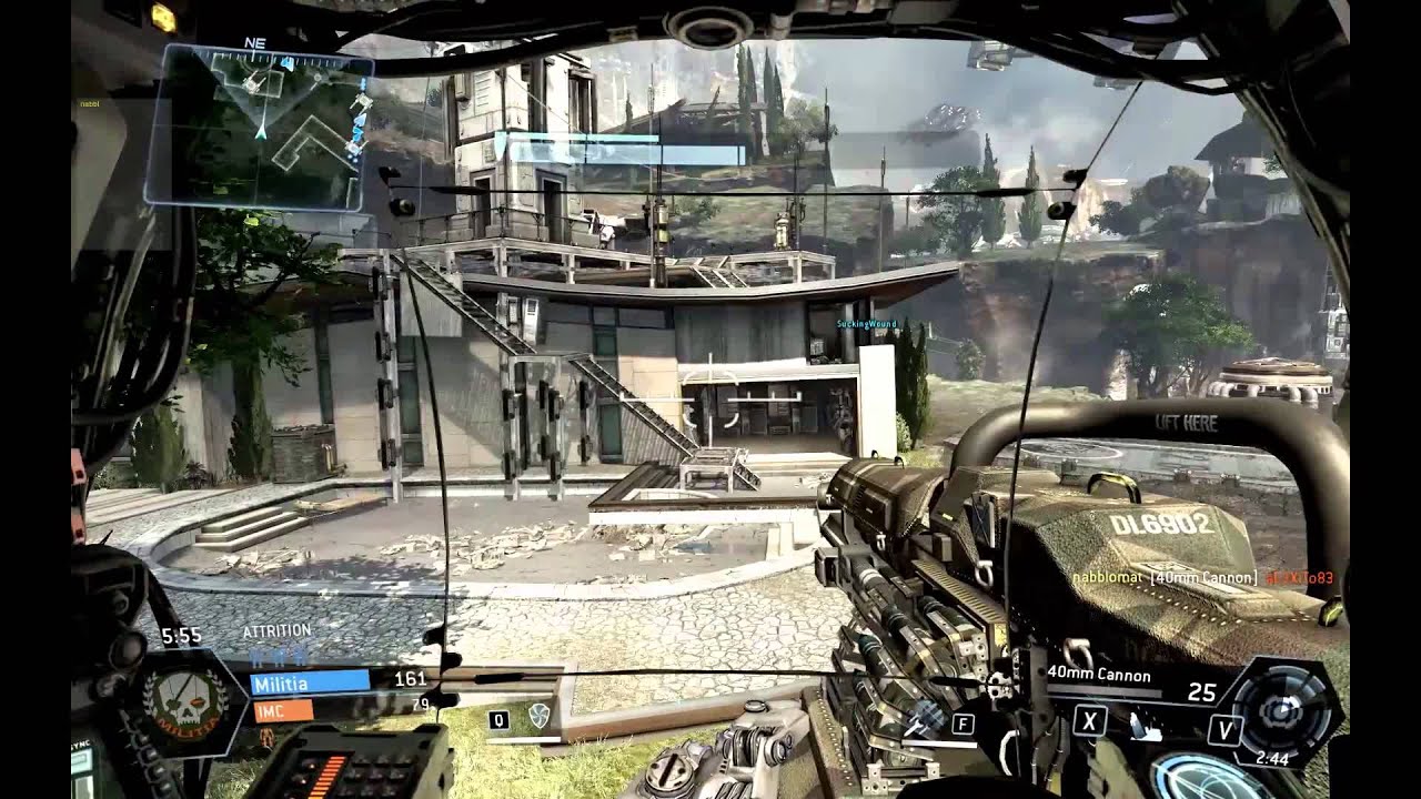 Titanfall Beta - Airborne Titan Action - YouTube