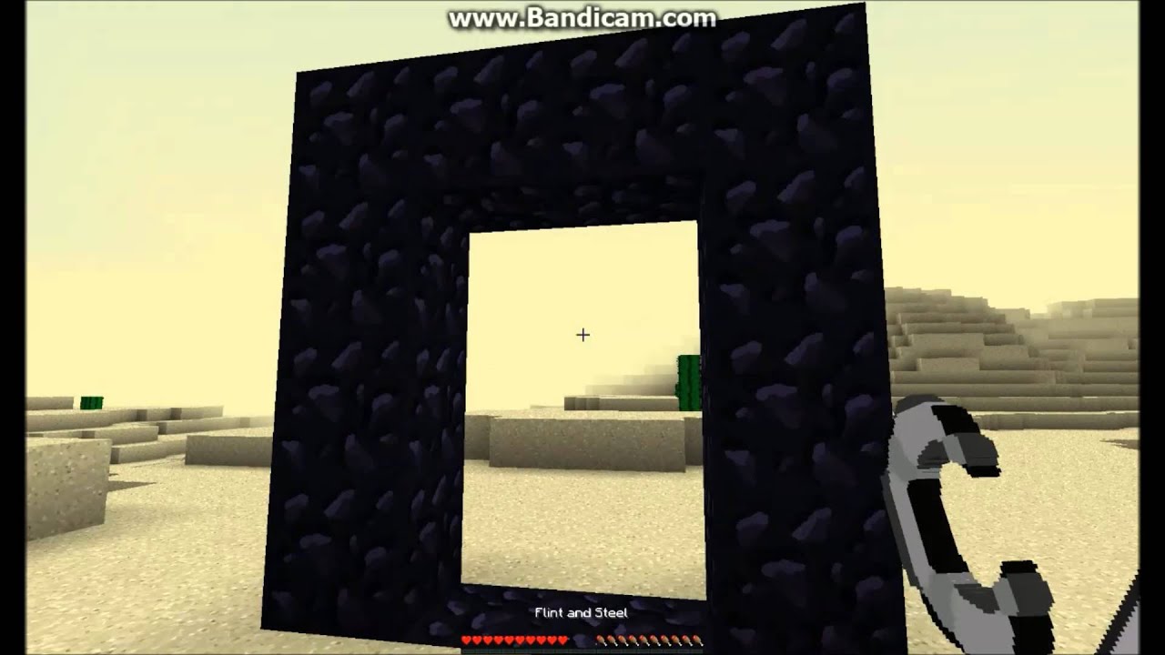 Minecraft - How To Make Gate To Hell ( HD ) - YouTube