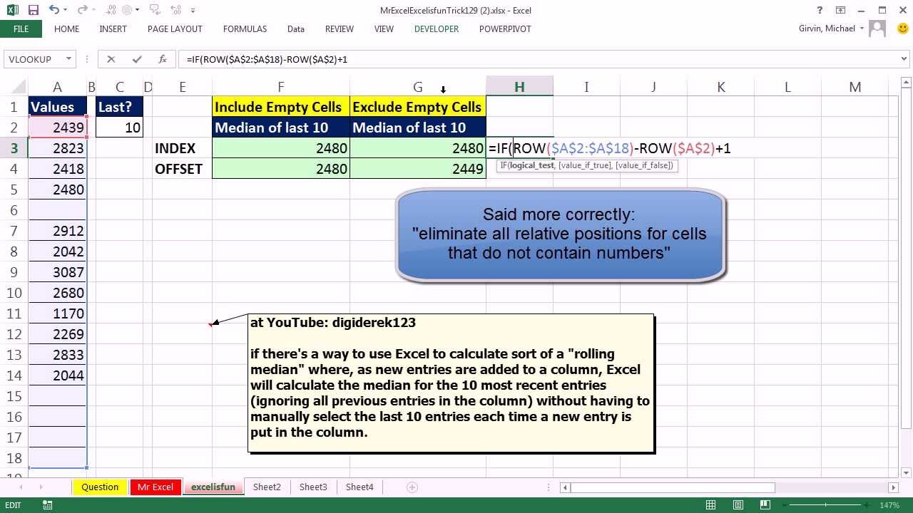 Mr Excel Excelisfun Trick 129 Dynamic Range Last Ten Numbers Column mr-excel-excelisfun-trick-129-dynamic-range-last-ten-numbers-column