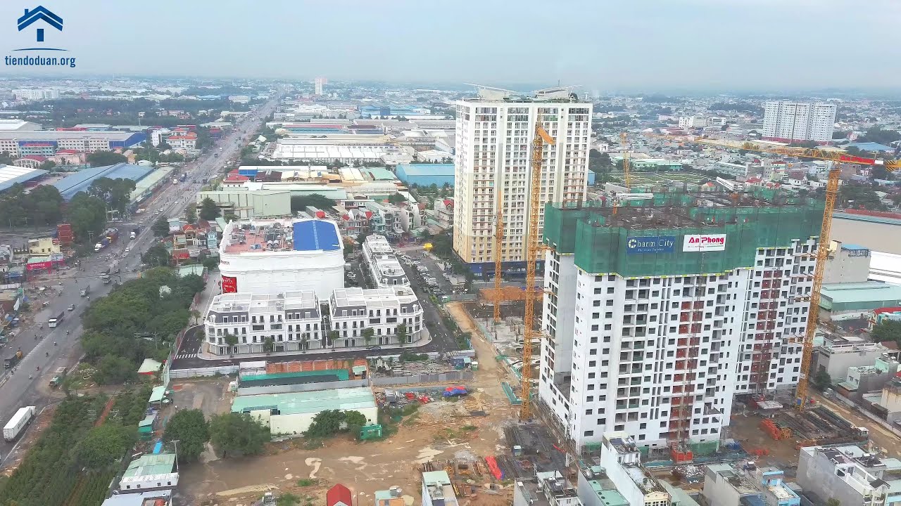 Tiến Độ Dự Án Charm City Tháng 12/2020 | Cất Nóc Block Sapphire