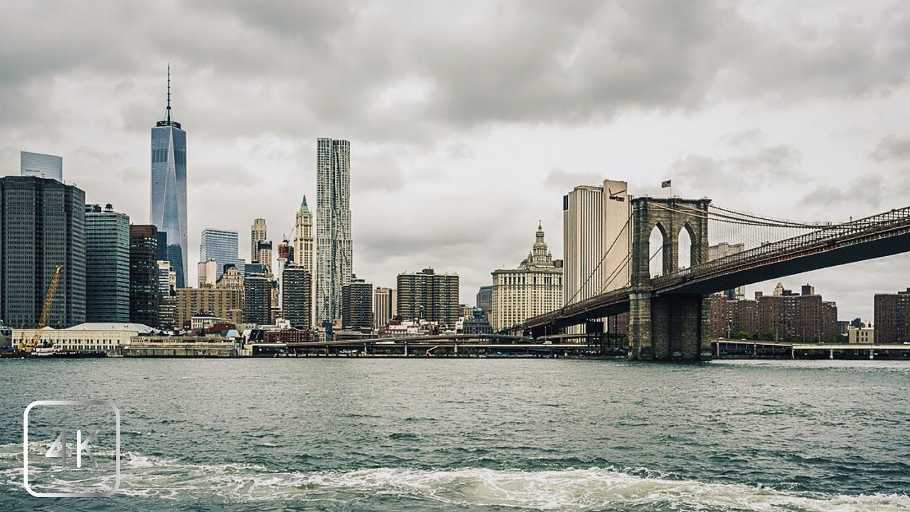 Sunset Walking Tour from DUMBO to Brooklyn Heights Promenade. 4K - YouTube