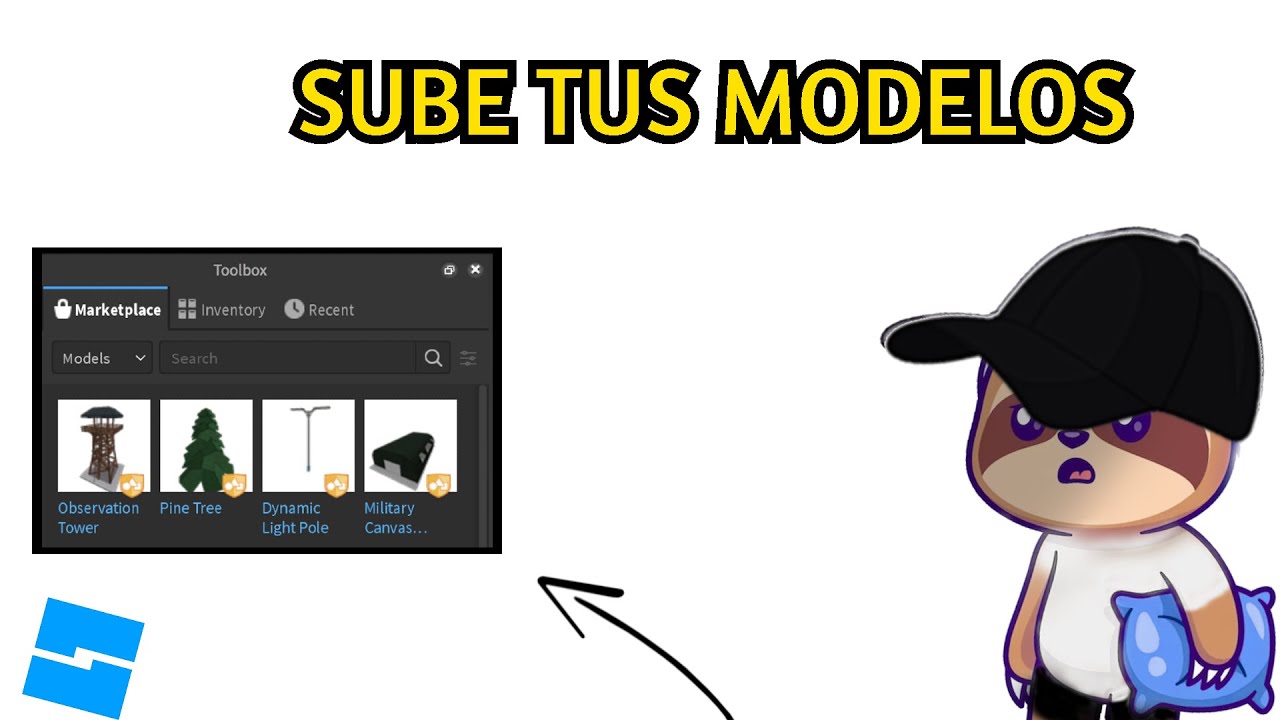 COMO SUBIR un MODELO a TOOLBOX en ROBLOX STUDIO - YouTube