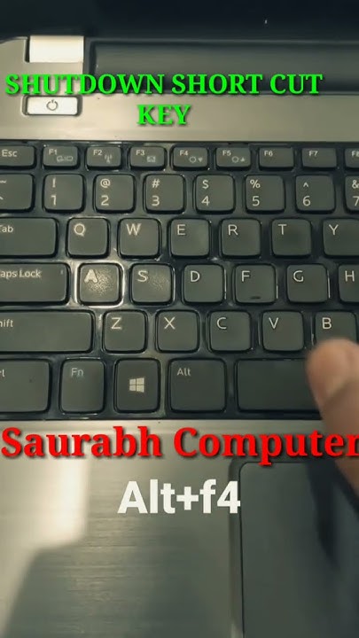 Computer Shut Down Shortcut Key #computerkeys - YouTube