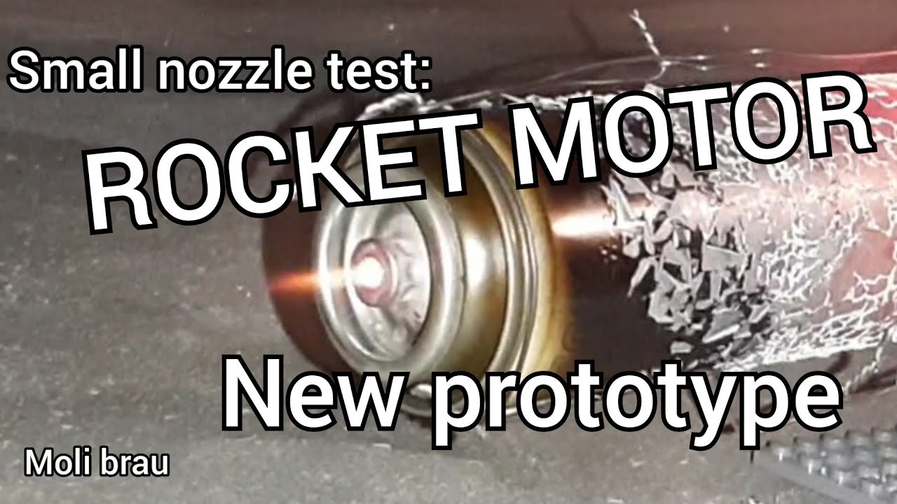ROCKET ENGINE new prototype with spark plug - YouTube