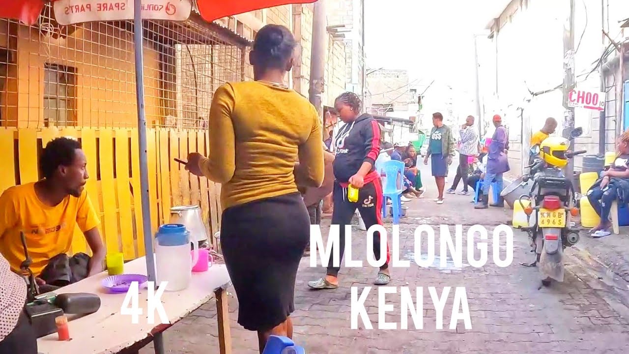 |4K| Most dangerous streets to film in Kenya, mlolongo town see what ...