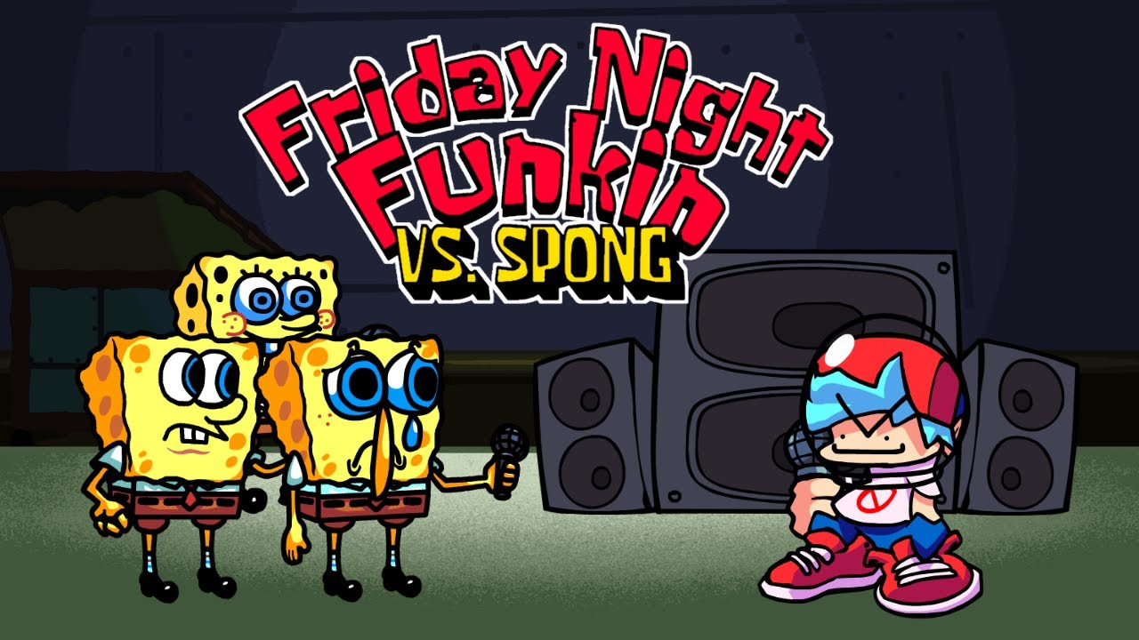 Friday Night Funkin' Vs Spong Mid-Effort Meme Week - YouTube