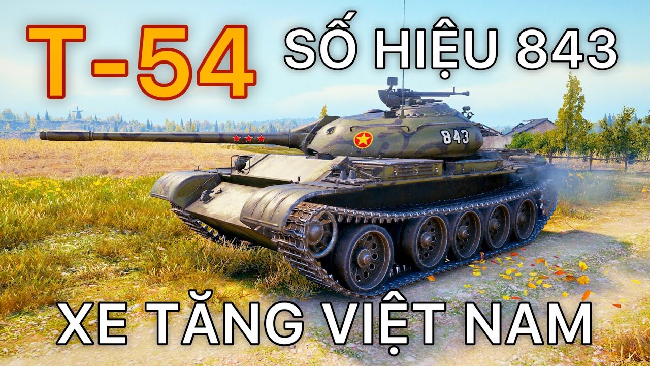 Xe tăng T-54 Việt Nam trong game World of Tanks - YouTube