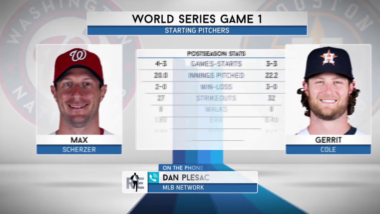 MLB Network’s Dan Plesac on Astros-Nationals Pitching Matchups | The ...