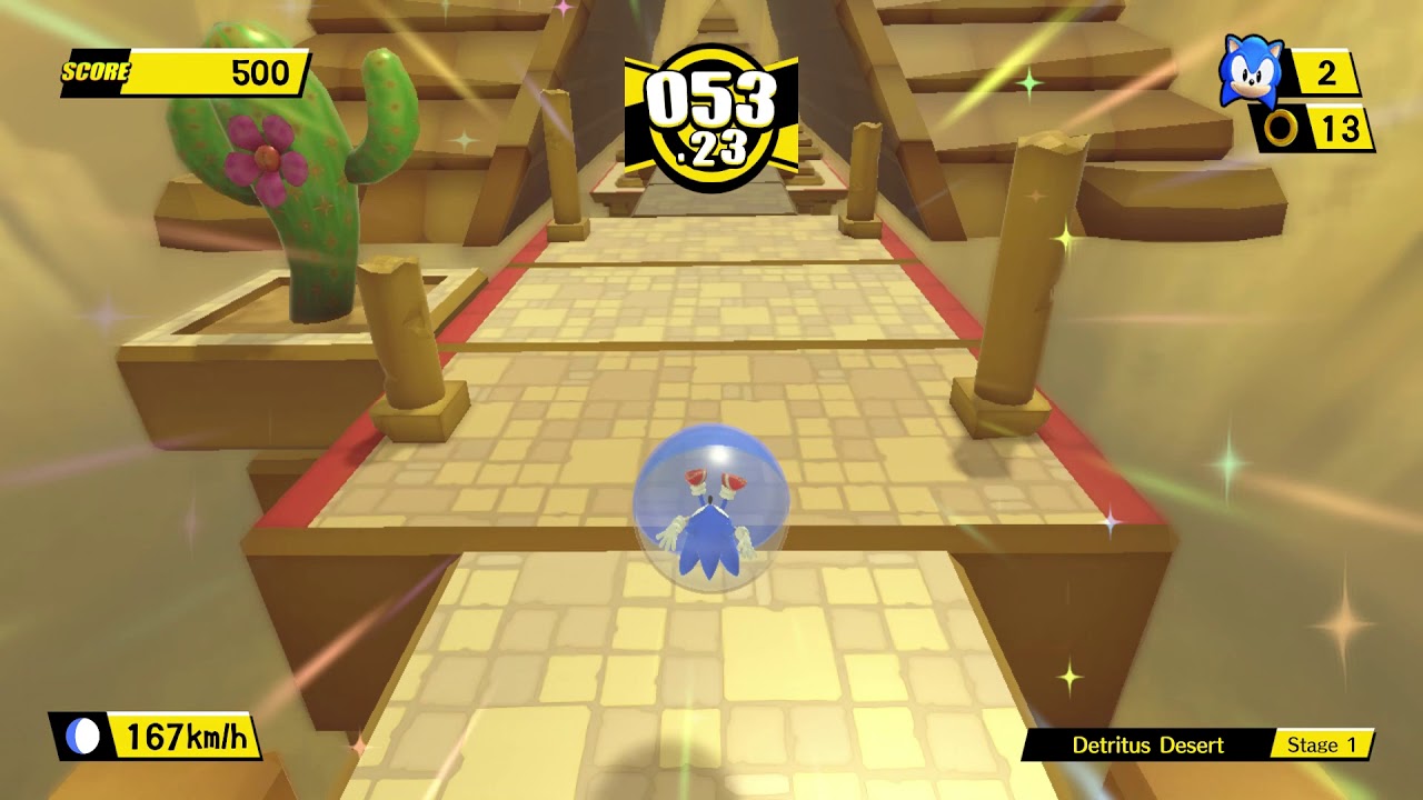 Detritus Desert 1 - 48.16 | Super Monkey Ball: Banana Blitz HD - YouTube