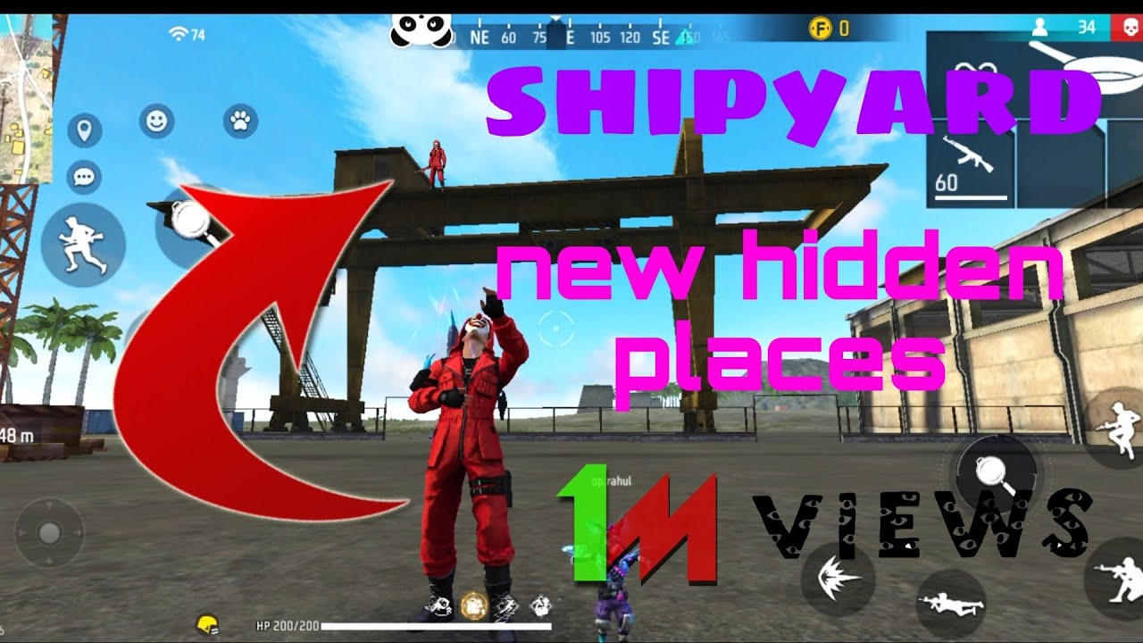 ||free fire ️ ️ shipyard new hidden plsces || and new tips and trick # ...