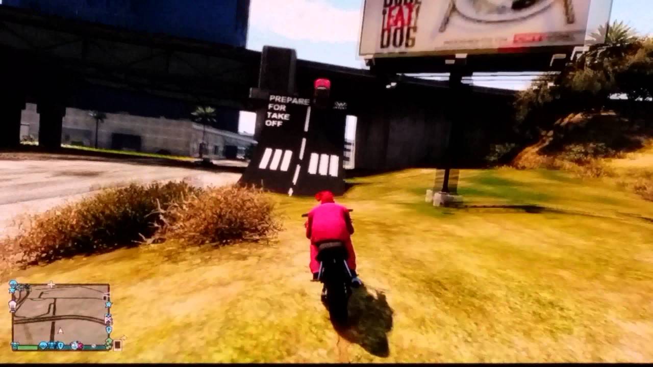 GTA 5 Sick Stunts Series . Stunt 44 (Bridge slide) - YouTube