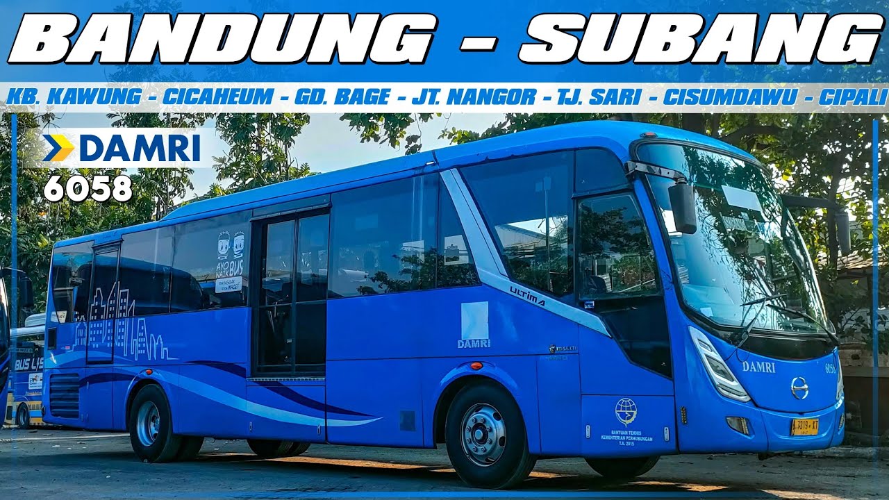 DAMRI (BANDUNG - SUBANG) || Trayek Lama Yang Bangkit Kembali‼️🤩 - YouTube