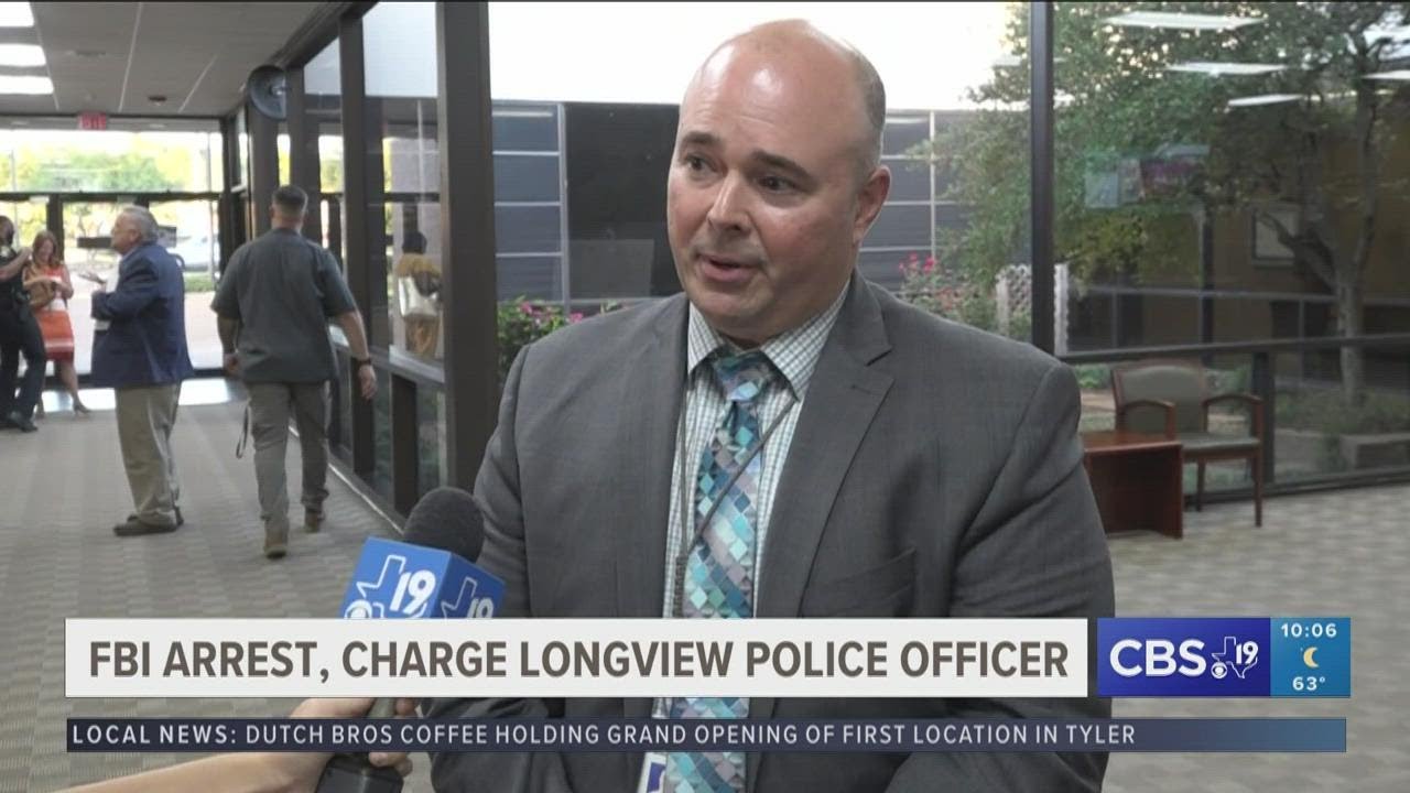 Longview police chief gives statement on former officer arrested by FBI ...