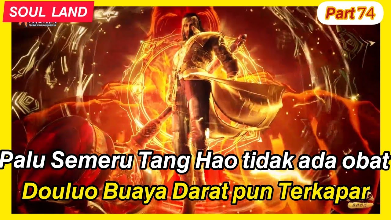 Pertarungan Paling Epic Tang Hao VS Golden Crocodile - Douluo Dalu soul ...