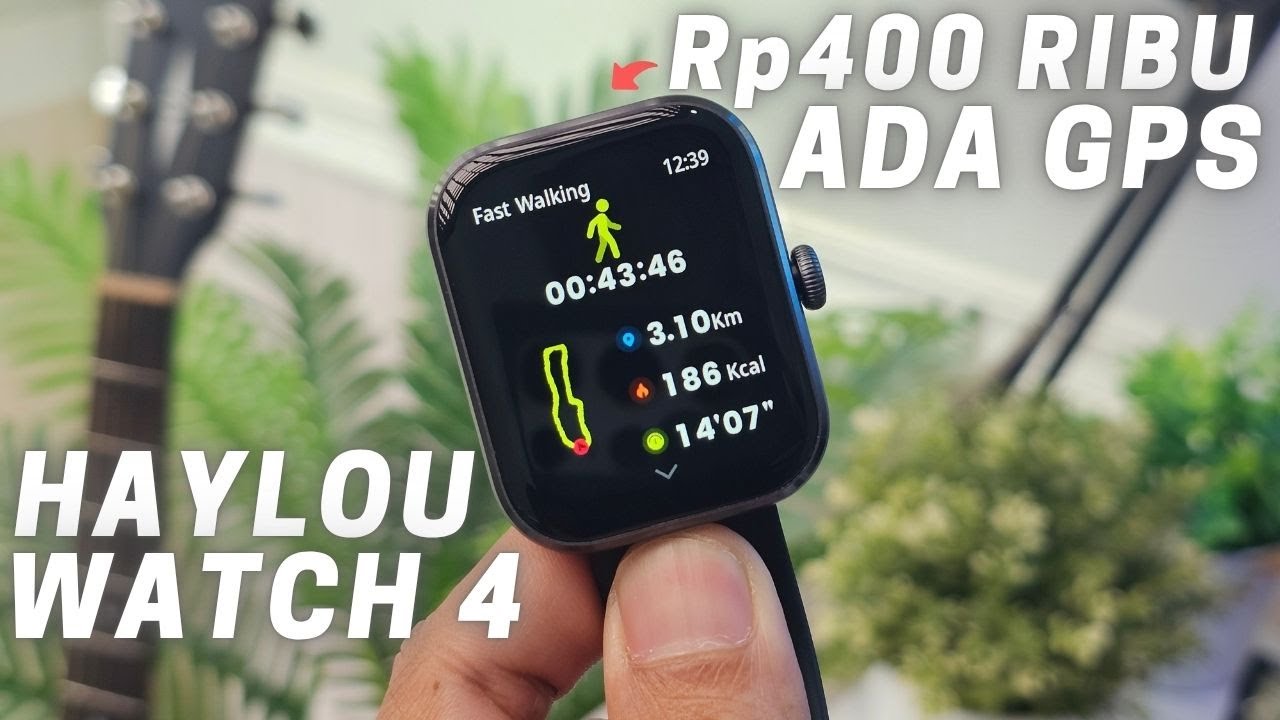 SMARTWATCH 400 RIBUAN ADA GPS HAYLOU WATCH 4 TERNYATA BEGINI - YouTube