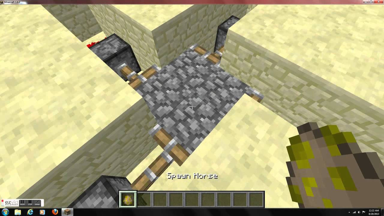Minecraft Horse killing machine ep.9 - YouTube