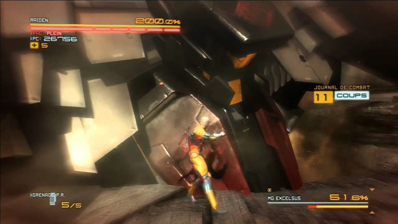 Metal Gear Rising / MG Excelsus Armstrong Boss Fight 07 / Perfect - S ...