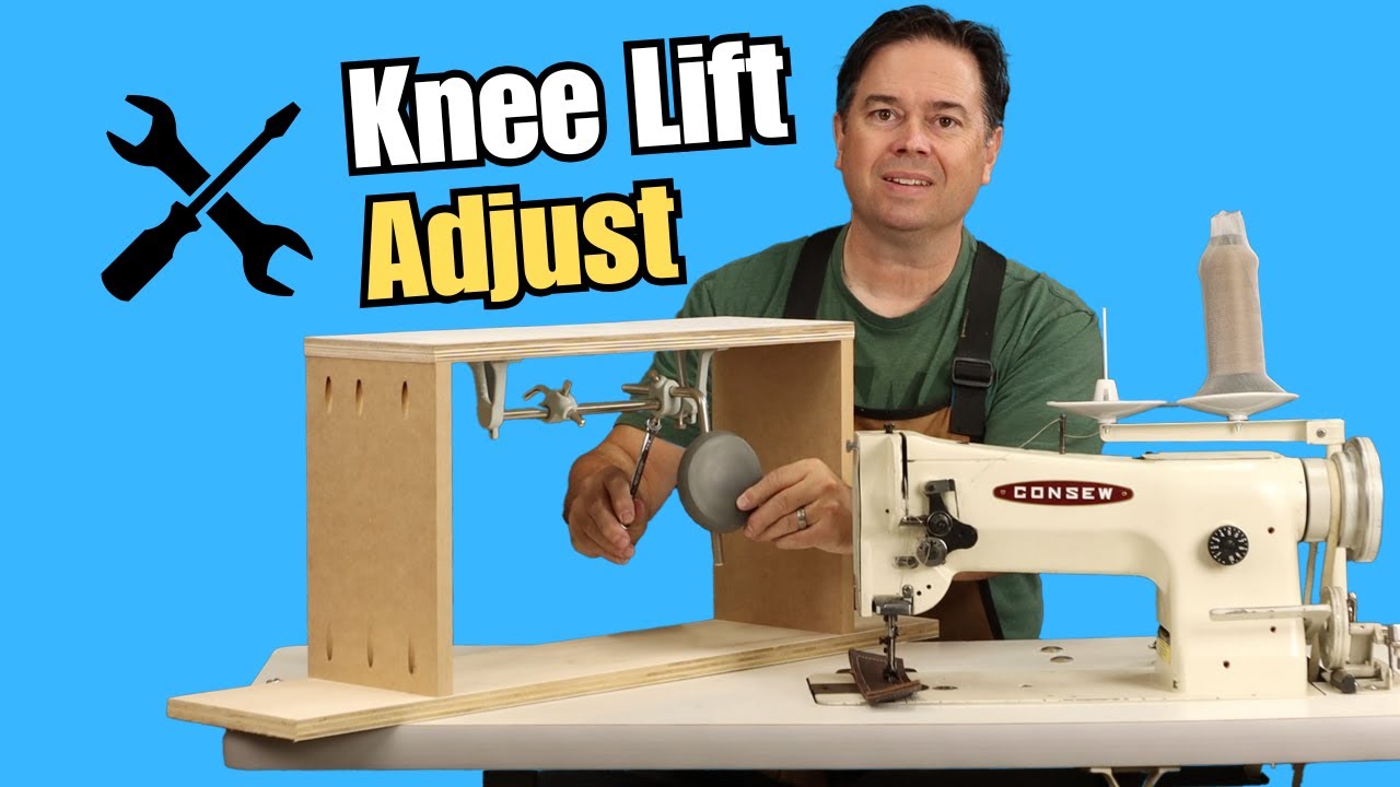 Knee Lift Install and Adjust for Industrial Sewing Machine: Detailed ...