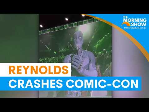Ryan Reynolds surprises Comic-Con in Deadpool costume | The Morning Show