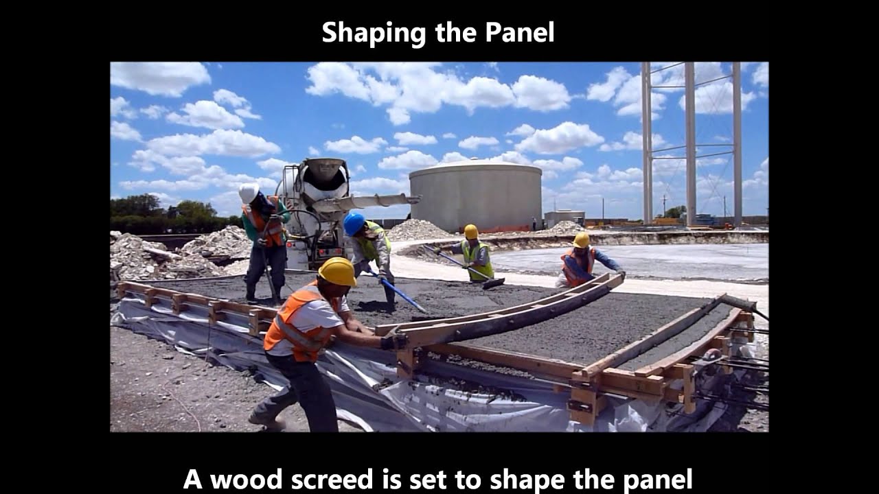 Preload Method of Construction - Part 2: Panel Casting - YouTube