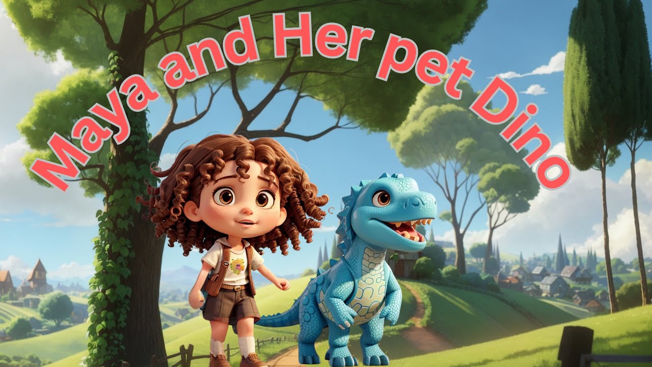 Maya and Dinasore's Heartwarming Adventure! 🦖 ️"#animatedstories # ...
