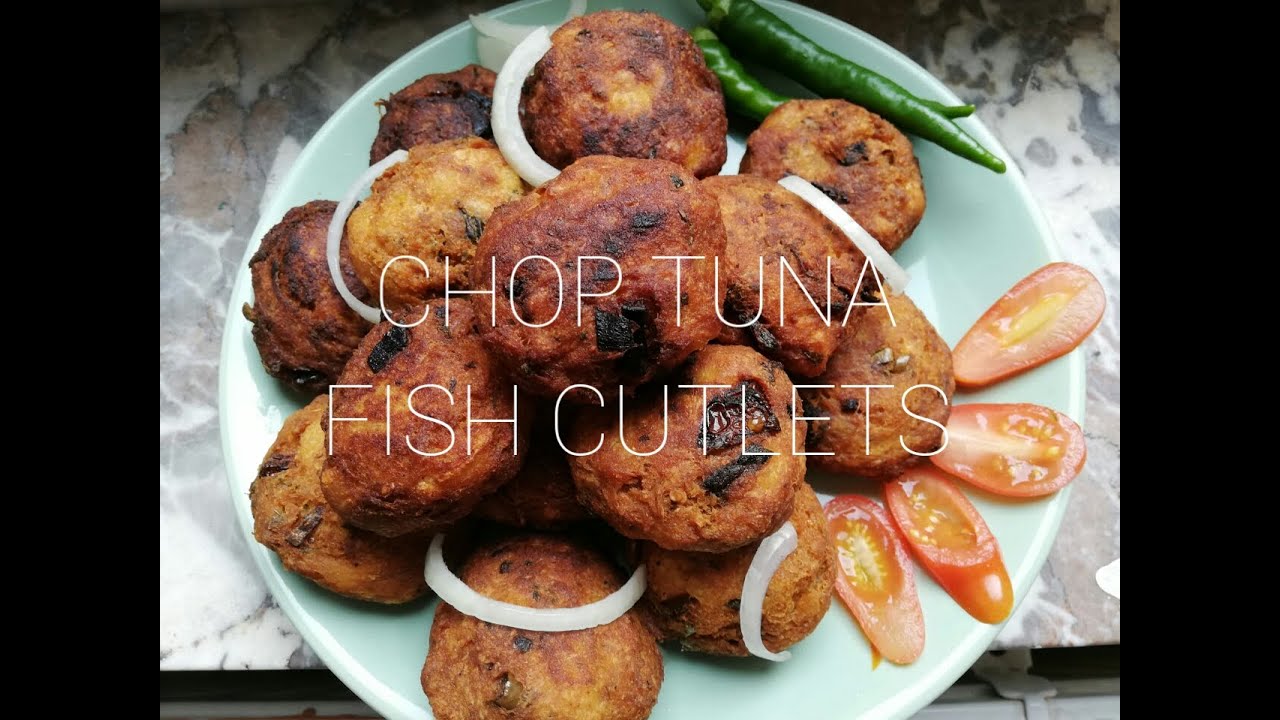 Chop tuna fish cutlets - YouTube