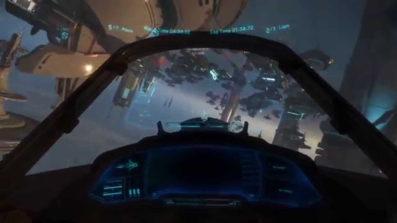 Star Citizen Racing Crashes Alpha 1.1.5 to 1.1.6 PTU - YouTube