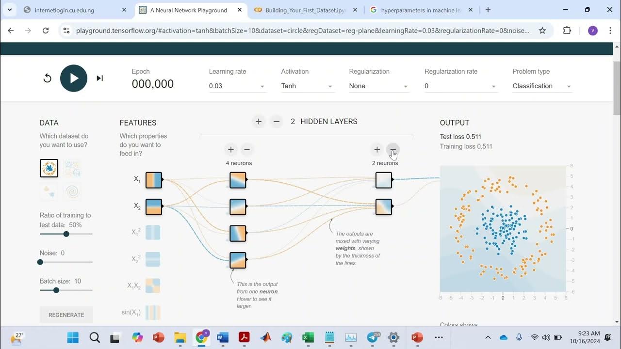 03 Artificial Neural Network - Playground Tensorflow - YouTube