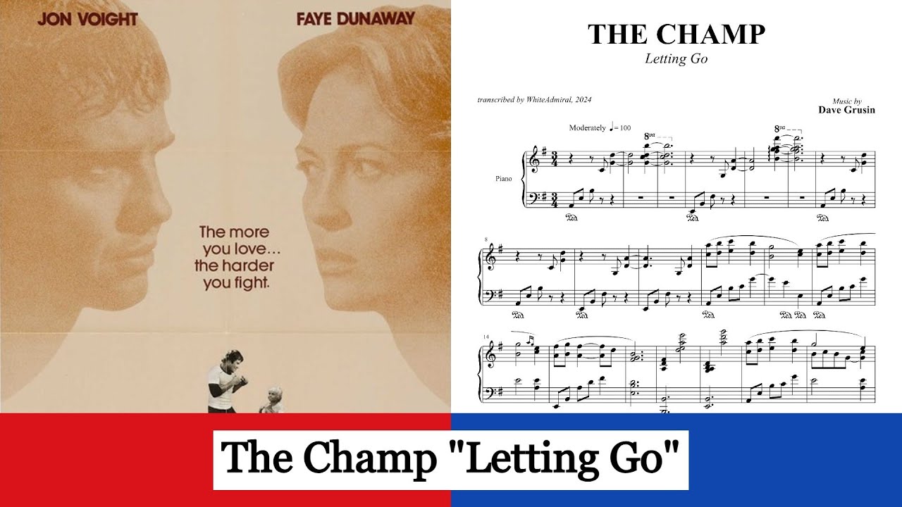 The Champ "Letting Go" - Dave Grusin (piano solo) - YouTube