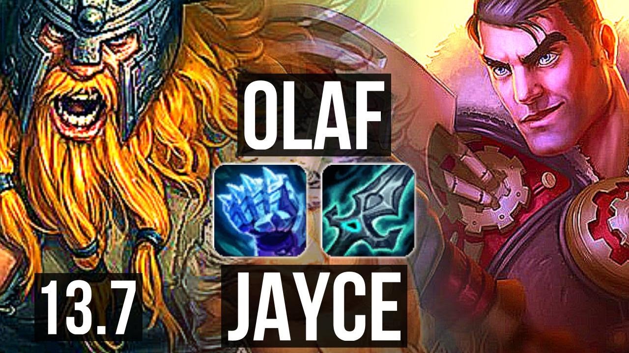 OLAF vs JAYCE (TOP) | 7 solo kills, 1.6M mastery, 700+ games | KR ...