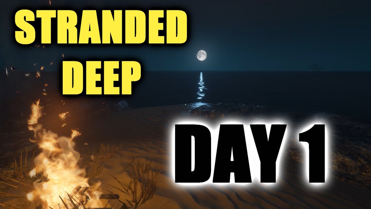 DAY 1 ★ Stranded Deep ★ - BEACHED BEGINNING - Mr Blackout - YouTube