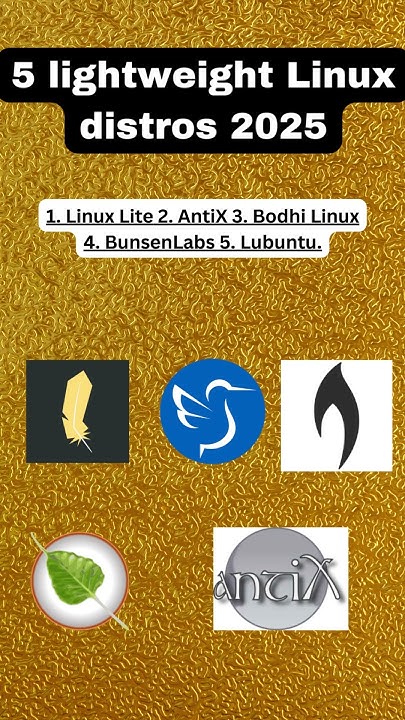 Top 5 Best Lightweight Linux Distros 2025 - YouTube